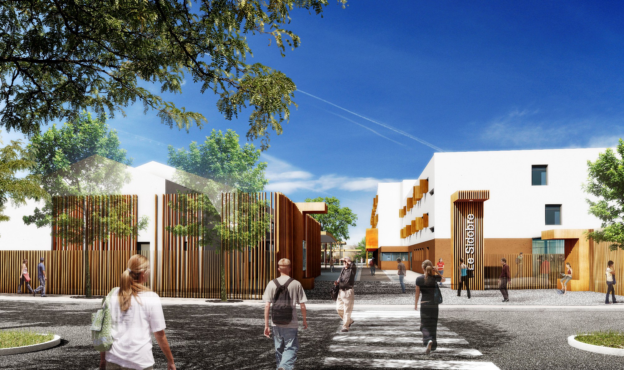 Le lycée des métiers du bâtiment de Castres rénové par REC Architecture ...